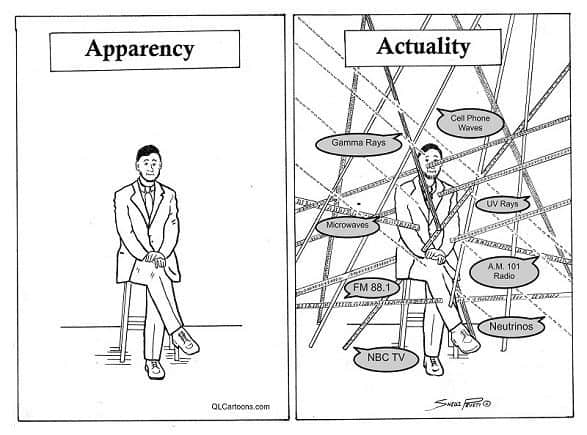 Our Environment: Apparency vs. Actuality